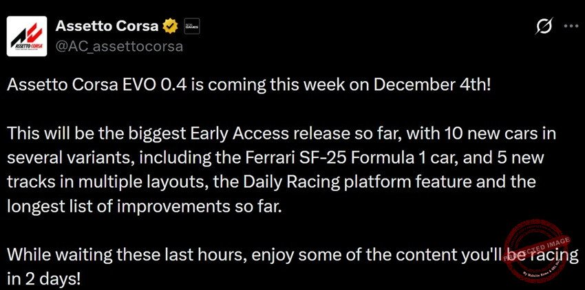 Assetto Corsa Evo | MAJ 0.4 : Physique, Voitures, Nordschleife